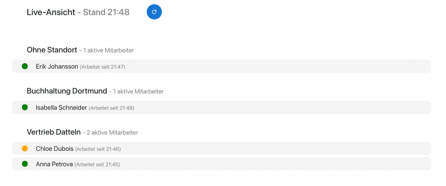 TicTrack – Arbeitszeiterfassung